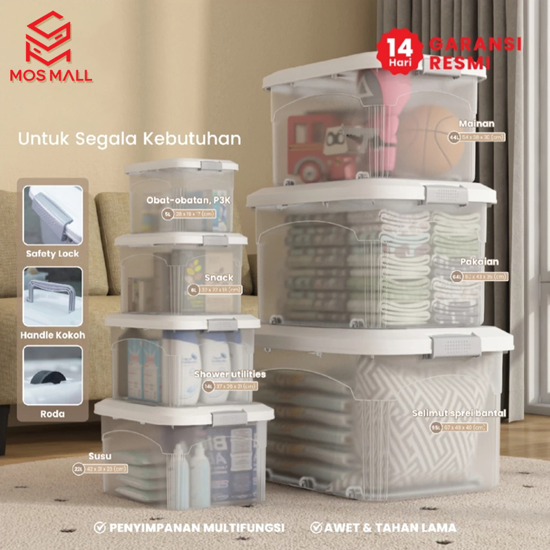 Jual Kotak Plastik Serbaguna 35-280 Putih / Container Box/ Storage ...