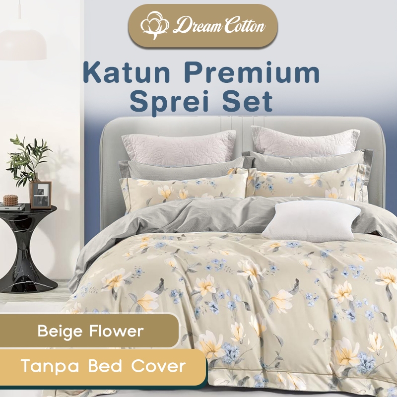 Jual Dreamcotton Sprei Set Katun Lokal Premium Motif Double Karet ...
