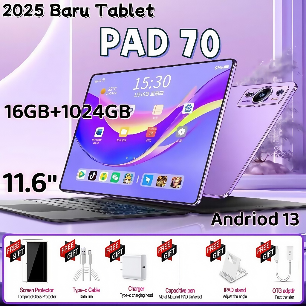 Jual 2025 Tablet android 13 Baru Infinix Pad 70 /Pro14 Tab 12inch 16GB ...