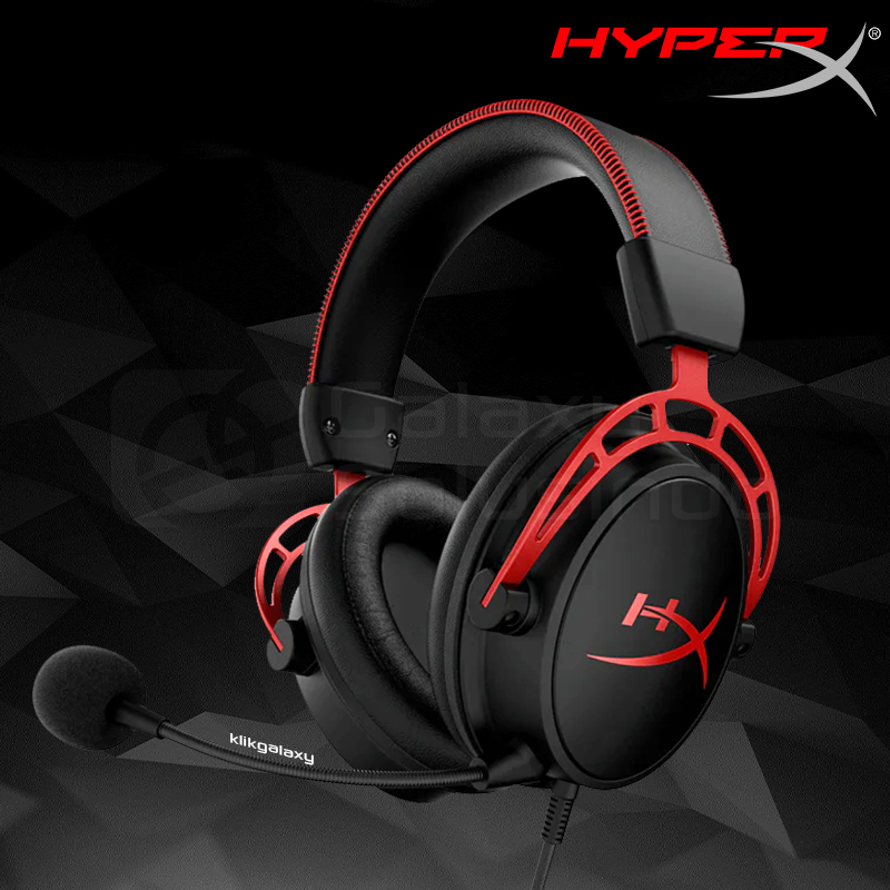 Jual HyperX Cloud Alpha Dual Chamber Drivers Wired Black Red Gaming ...