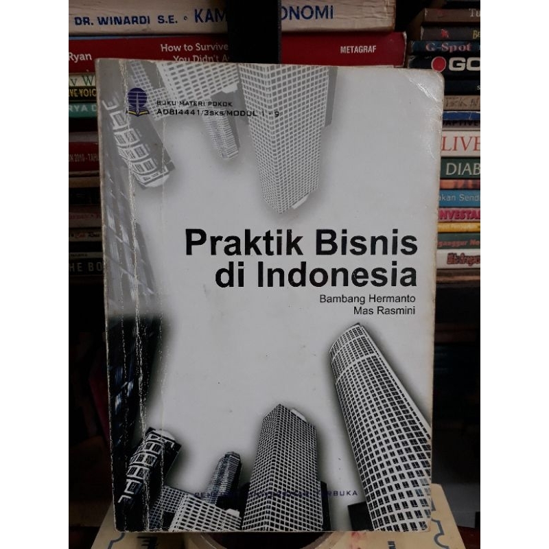 Jual BUKU MODUL UT PRAKTIK BISNIS DI INDONESIA | Shopee Indonesia