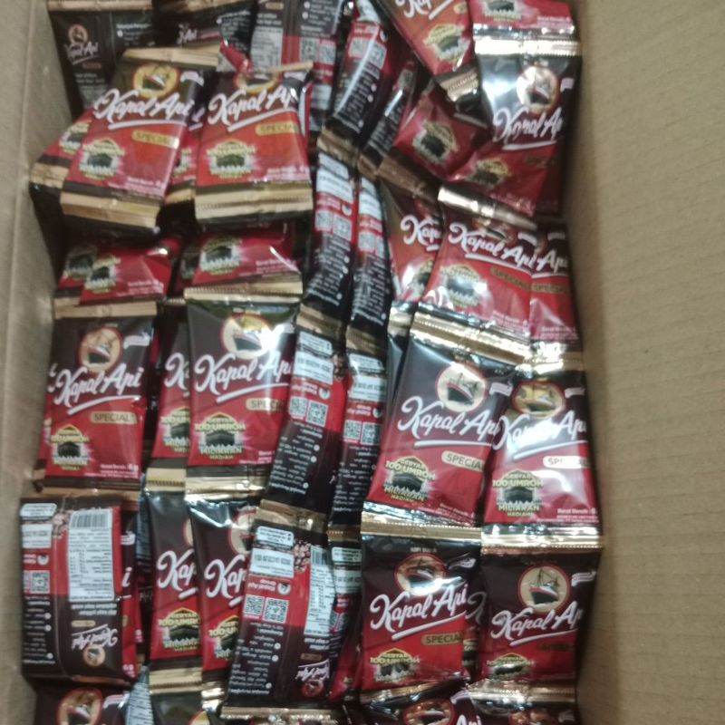 Jual kopi kapal api mini renceng 10x6grm 1 renceng ISI (10PCS) | Shopee ...