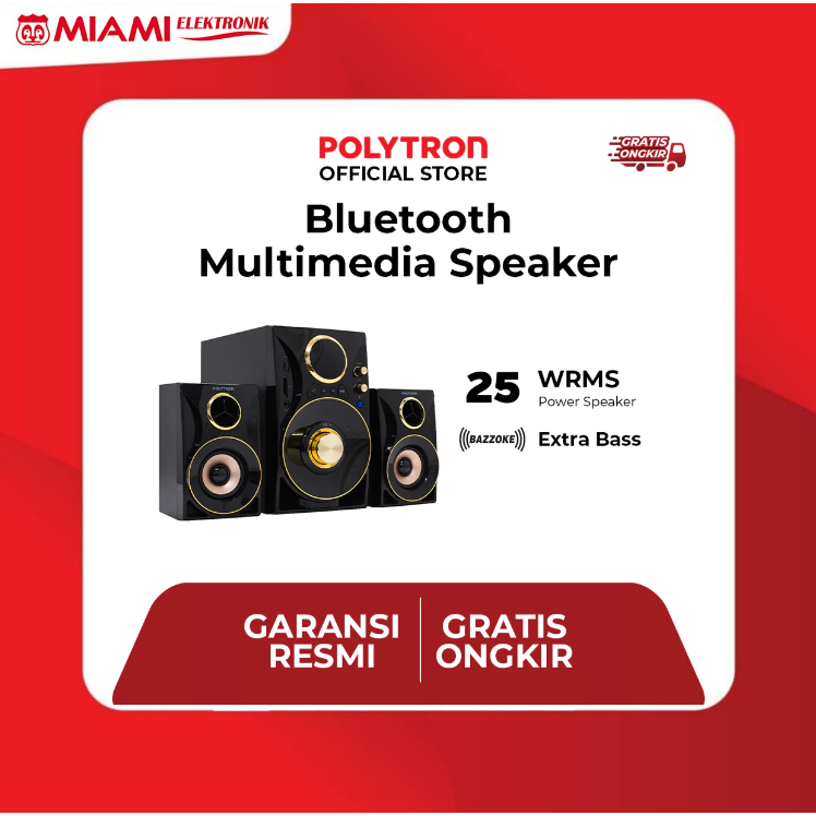Jual Polytron PMA 9310/BG / PMA9310BG Multimedia Speaker Bluetooth ...