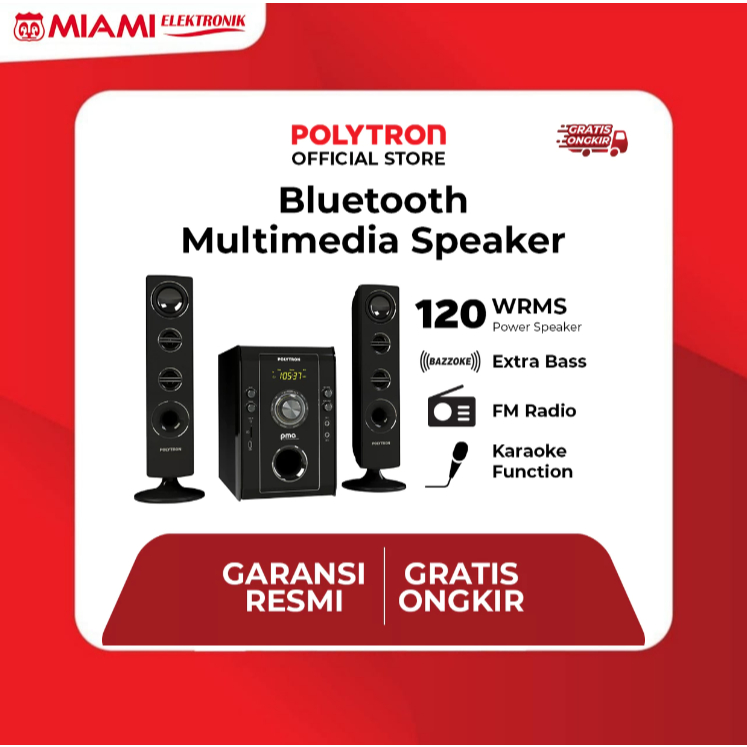 Jual POLYTRON PMA 9526 /B / PMA9526 Multimedia Speaker | Shopee Indonesia