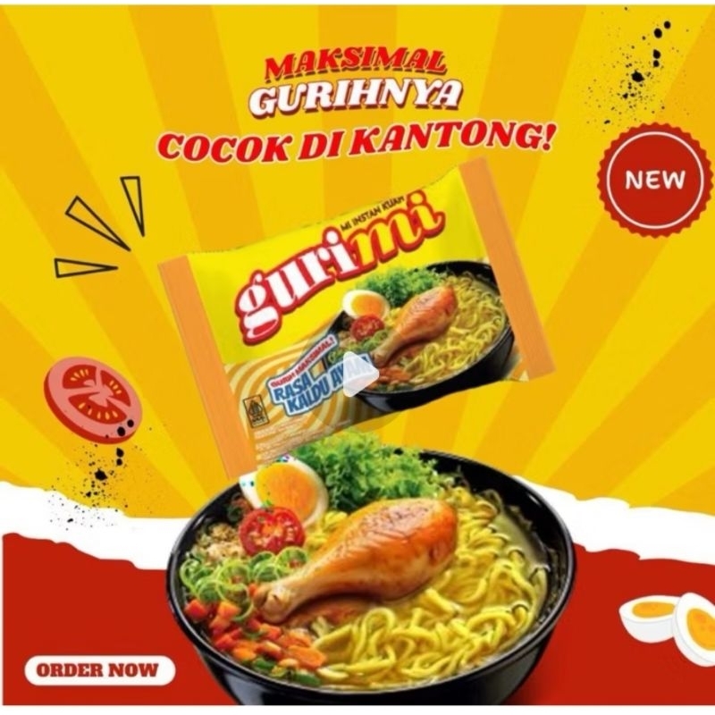 Jual paket 5 pcs mie instan gurimi kaldu ayam dan ayam kecap 60gr ...