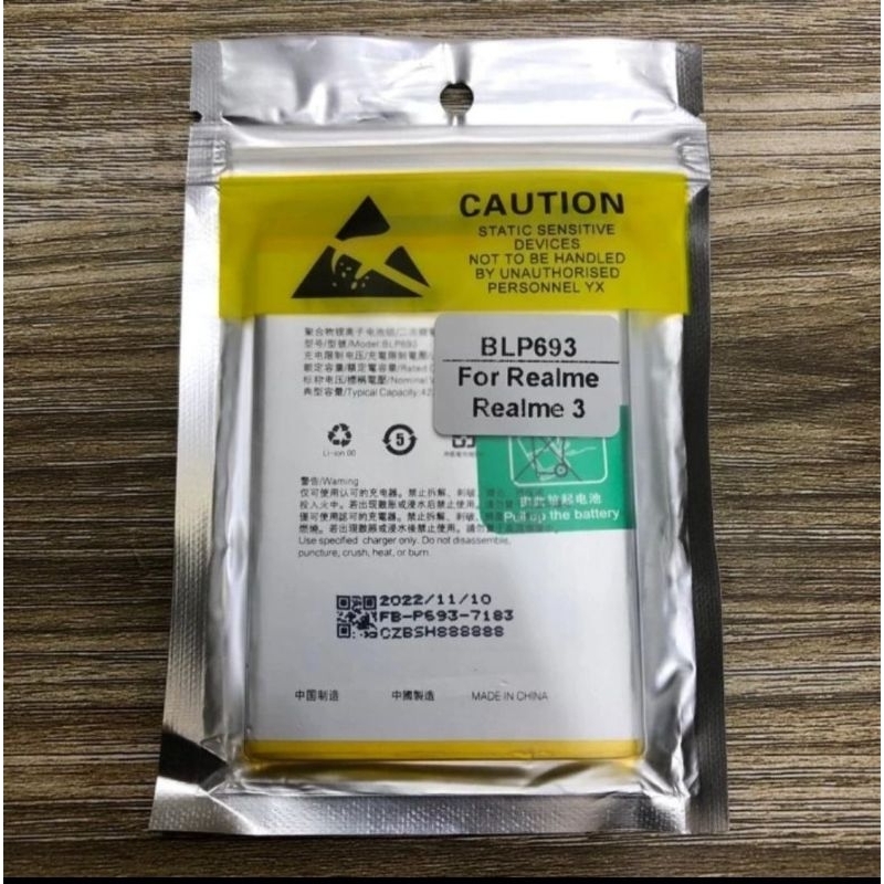 Jual Baterai Batre Battery Realme 3 RMX1825 RMX1821 ORIGINAL 100% Model ...