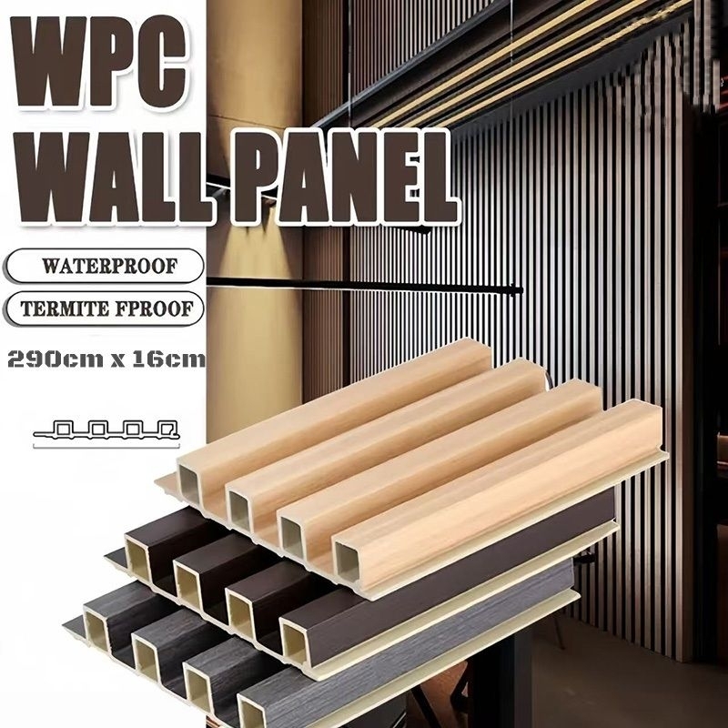 Jual Panel Dinding WPC / Background TV / Wood Panel | Shopee Indonesia