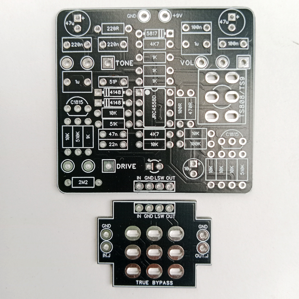 Jual T-Audio PCBFX-010 Based On Ibanez Tube Screamer TS808 TS9 PCB ...
