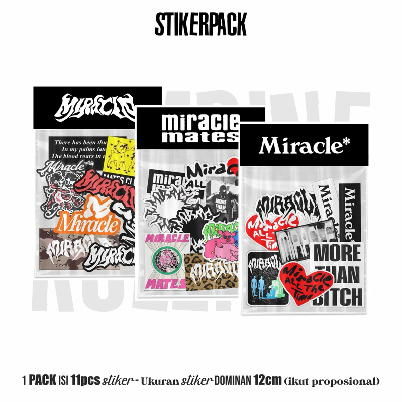 Jual Stikerpack Brand / Miracle Mates | Shopee Indonesia