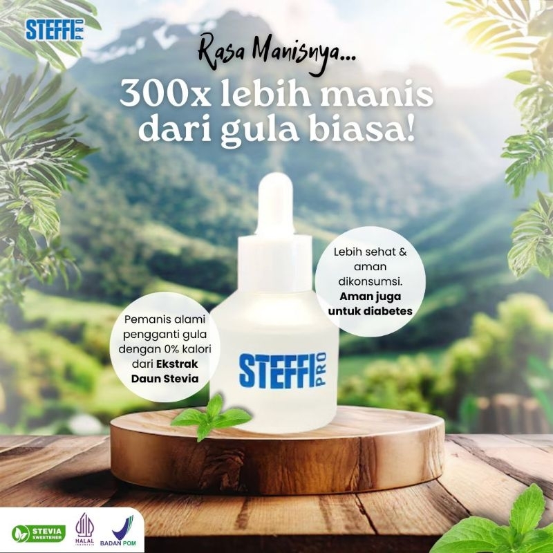 Jual Steffi Pro Pemanis Alami Pengganti Gula Original Halal BPOM ( 30 ...