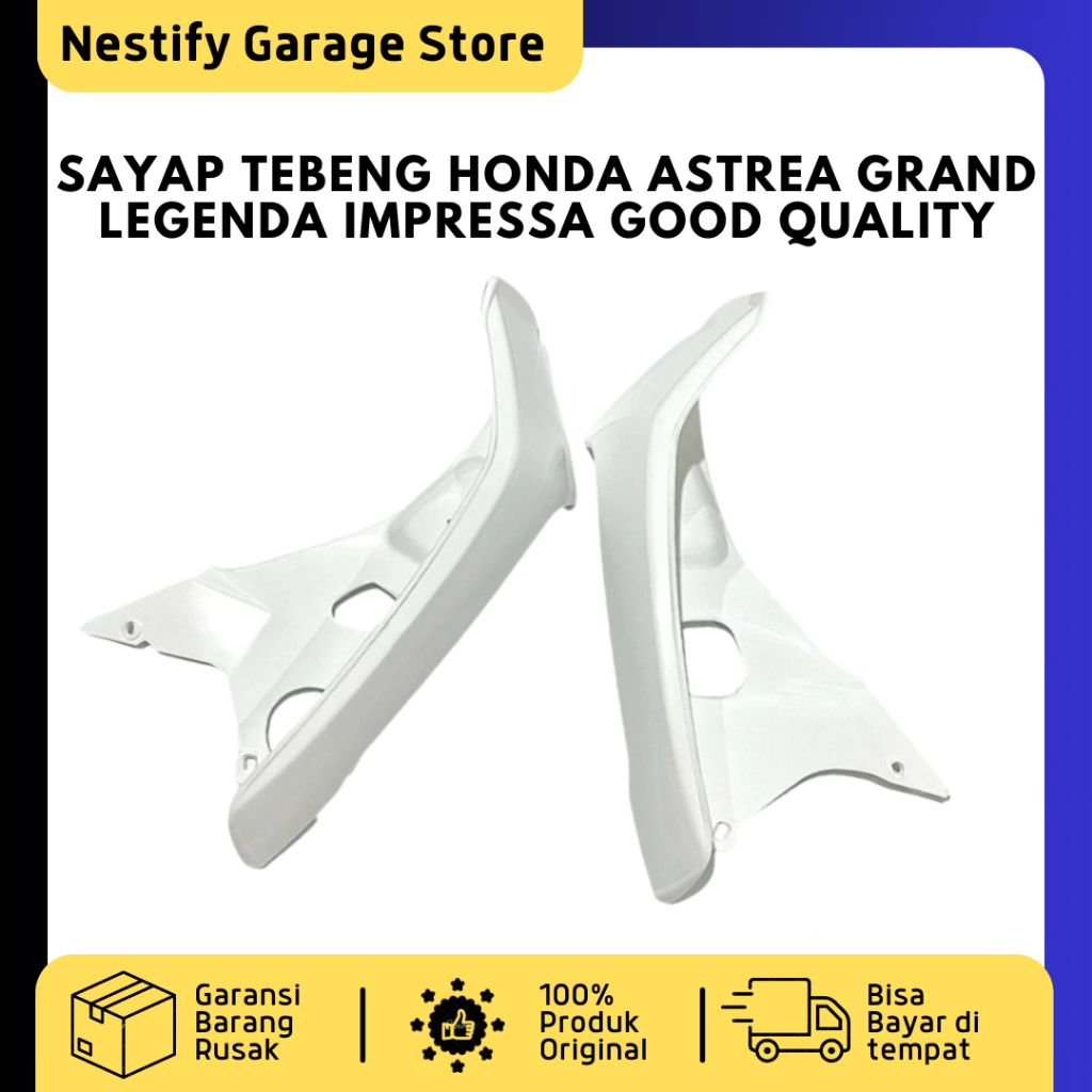 Jual SAYAP TEBENG PUTIH HONDA ASTREA GRAND SABIT BULUS LEGENDA IMPRESSA ...