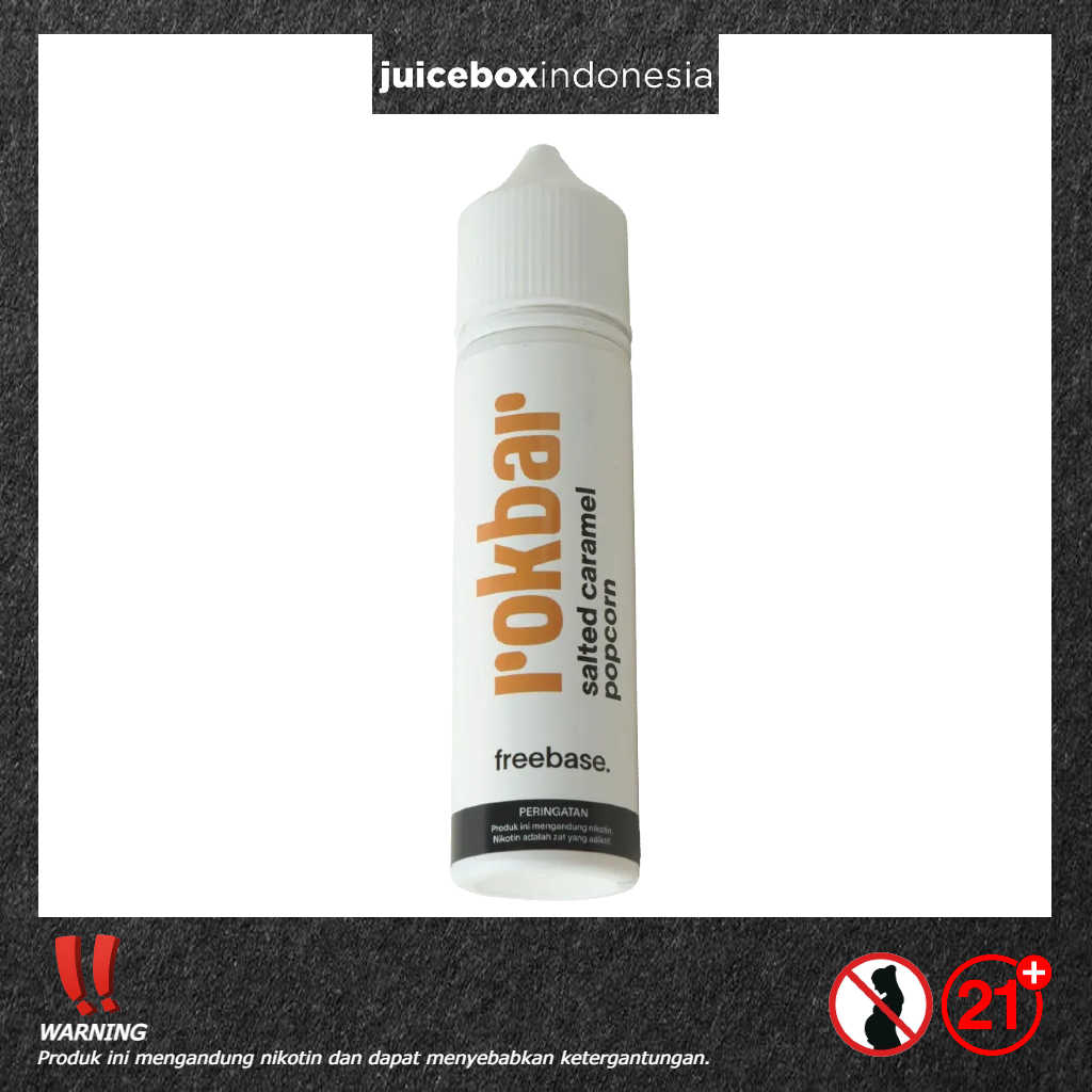 Jual Rokbar Salted Caramel Popcorn 60ml Authentic by Rokbar.co | Shopee ...