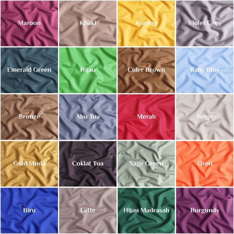 Jual Kain toyobo royal mix deluxe bahan toyobo original premium "Grade ...