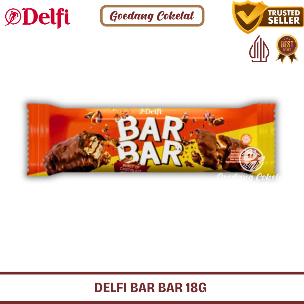 Jual Coklat Delfi Bar Bar Burst Of Chocolate Coklat 18 gr gram | Shopee ...