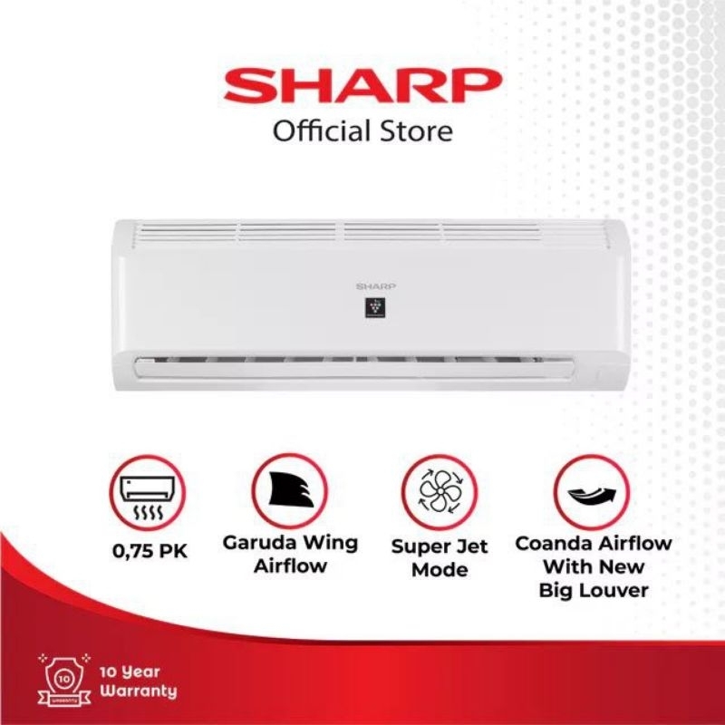 Jual AC SHARP 05BMY (1/2PK), 09BMY (1PK) AC SPLIT PLASMACLUSTER R32 ANTI BAKTERI | Shopee Indonesia