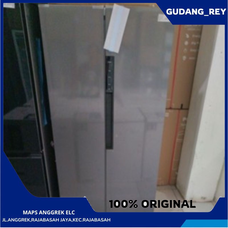 Jual KULKAS POLYTRON Side bg side PRS 455S kapasitas 450 liter GARANSI ...