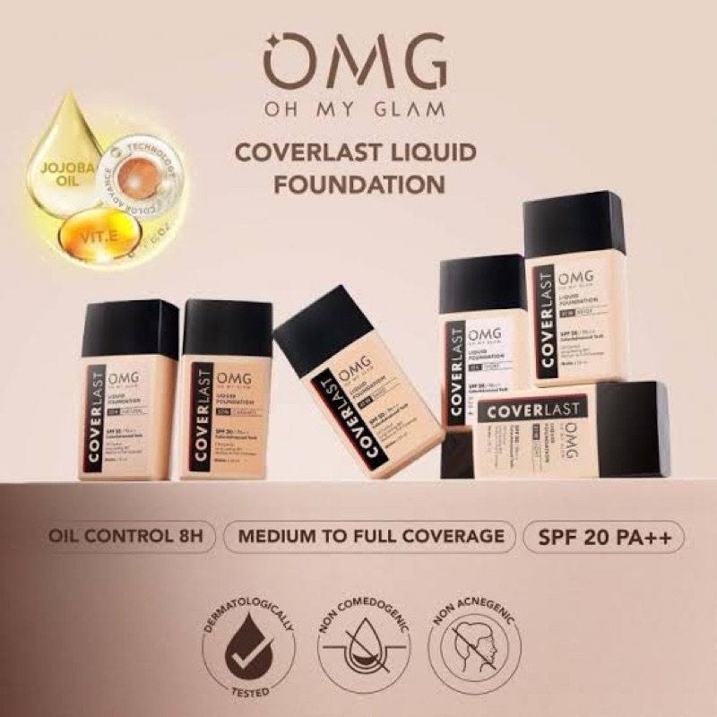Jual OMG COVERLAST LIQUID FOUNDATION | Shopee Indonesia
