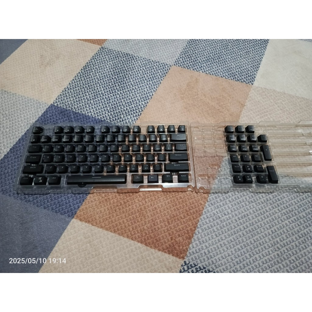 Jual Keycaps Hitam Shine Through ABS Double Shot OEM Profile 90+ Keys Keyboard Mechanical TKL ...