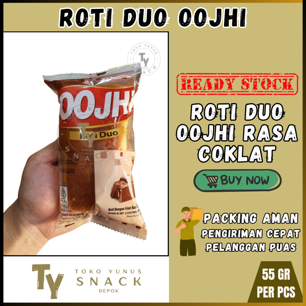 Jual ROTI DUO OOJHI RASA COKLAT @55GR | Shopee Indonesia