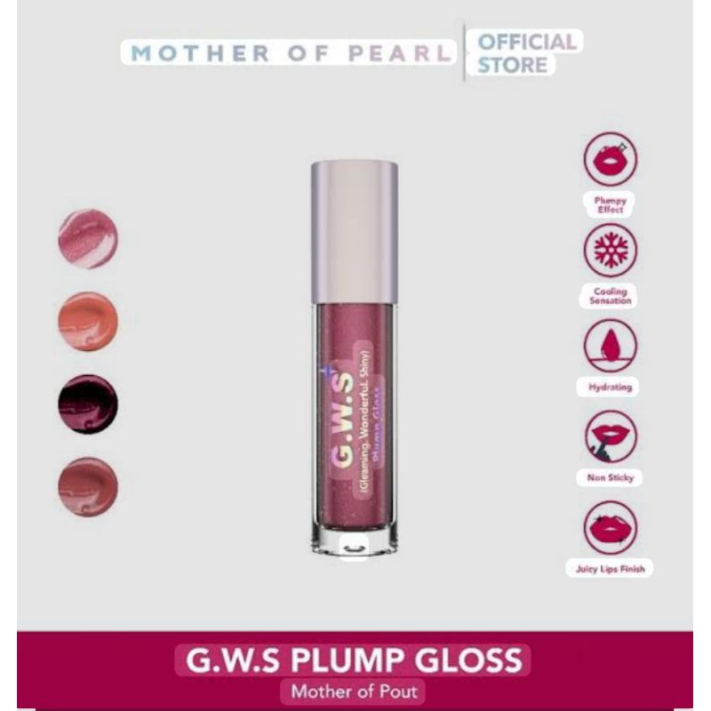 Jual MopG.W.S (Gleming Wonderful shiny)Plum Lip Gloss | Shopee Indonesia