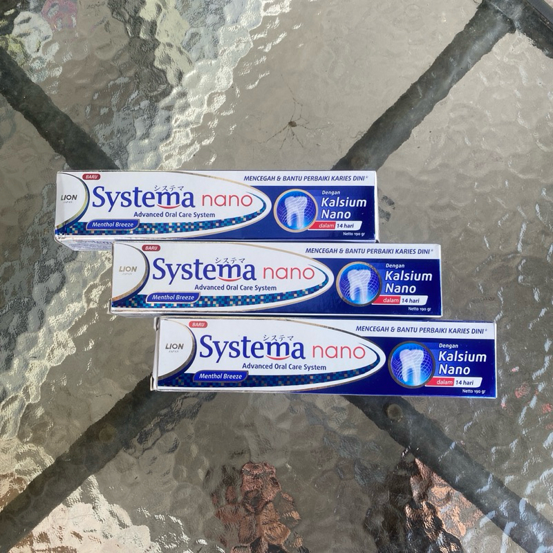 Jual Systema Nano Pasta Gigi Advance Care System Menthol Breeze Kemasan ...