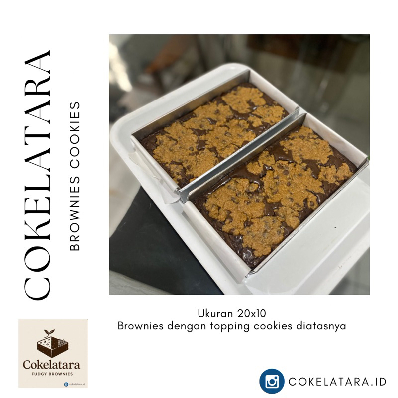Jual Fudgy Brownies cookies ukuran 20x10 | Shopee Indonesia