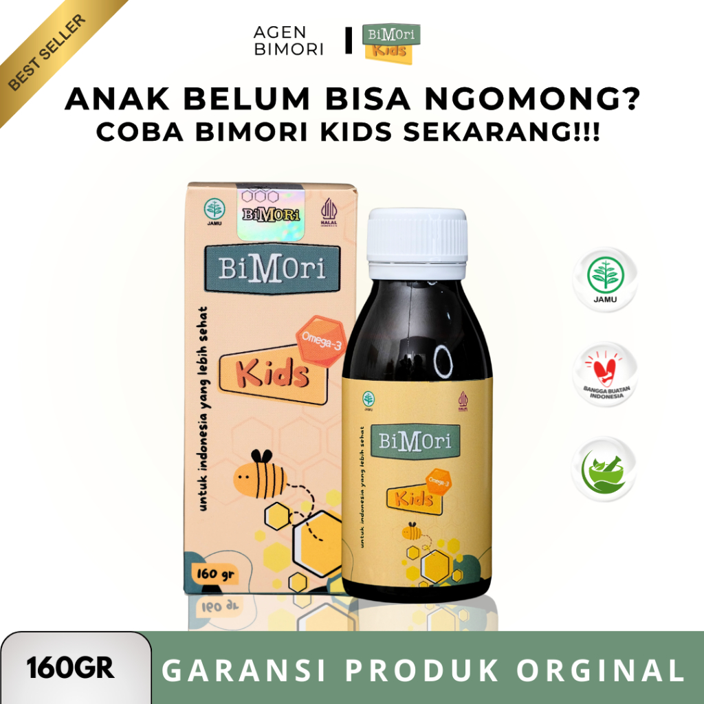 Jual Bimori Kids 160gr Vitamin Speech Delay Untuk Anak Cepat Bicara ...