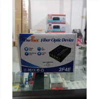 Jual Media Converter HTB 2 FO AB Etherlink | 4 Port LAN Casing | Shopee ...
