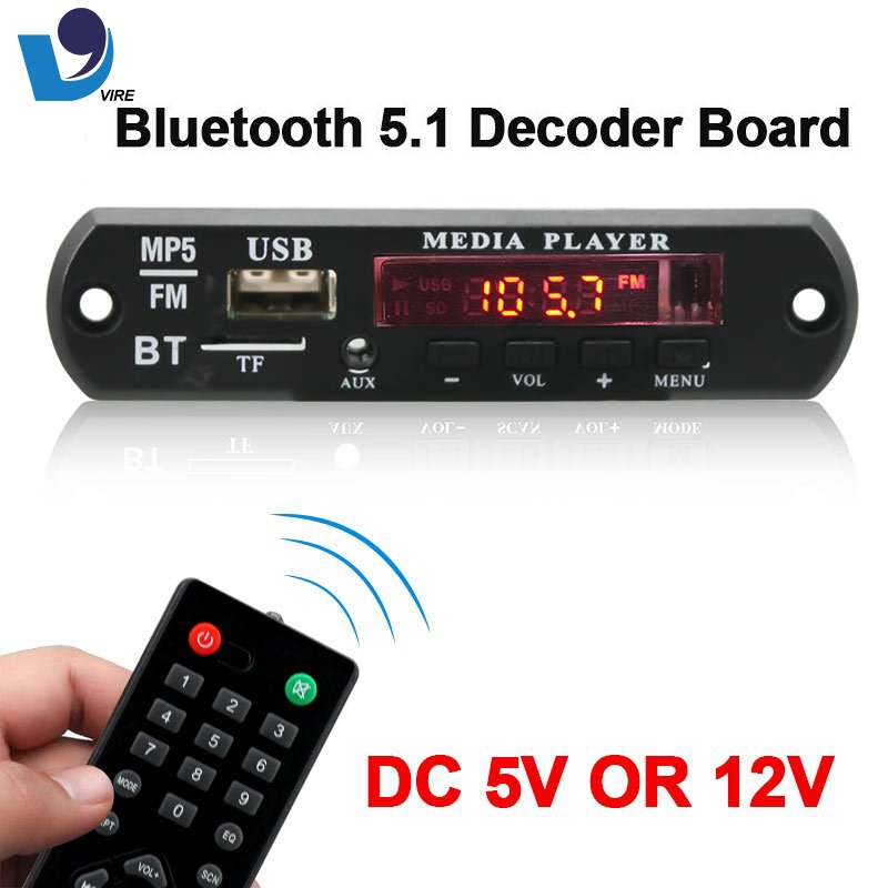 Jual VIRE MP5 modul Vidio Bluetooth 12V Splash Screen daya tinggi VTF ...