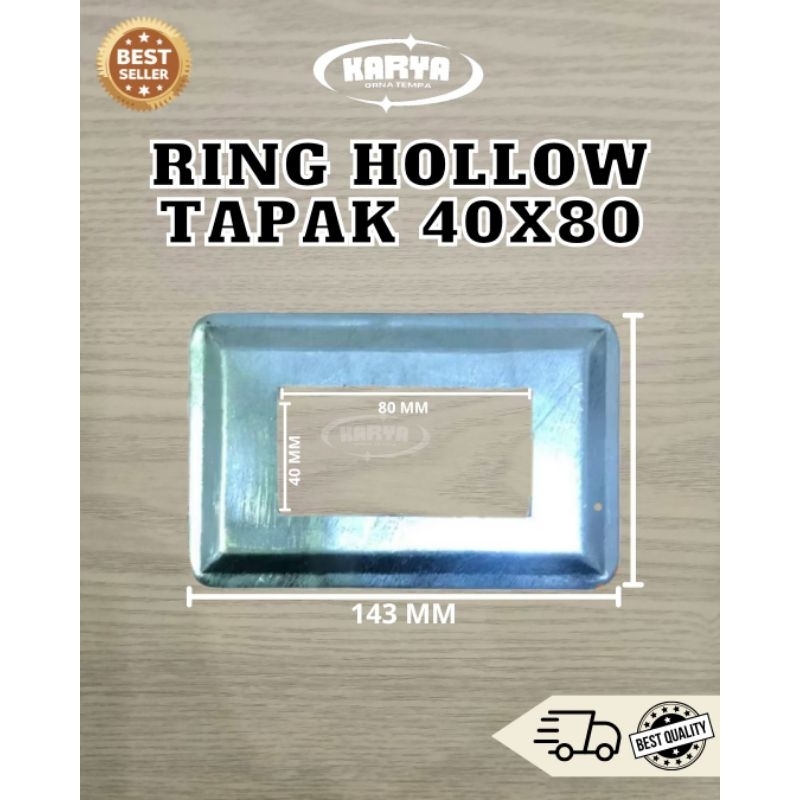 Jual Ring Hollow 40x80 mm besar / besi plat tapak hollow minimalis ...