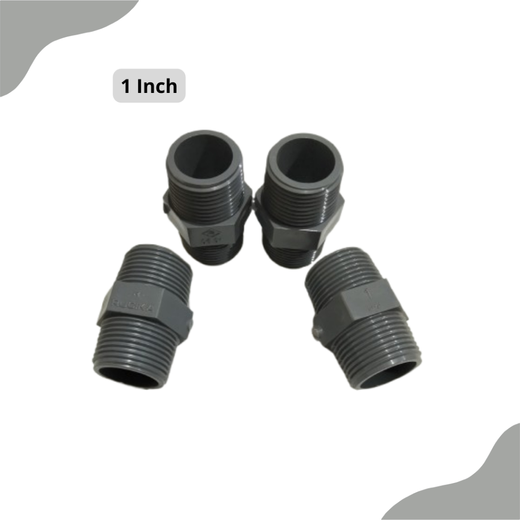 Jual Double Nepel PVC Rucika 3/4 dan 1 Inch | Shopee Indonesia
