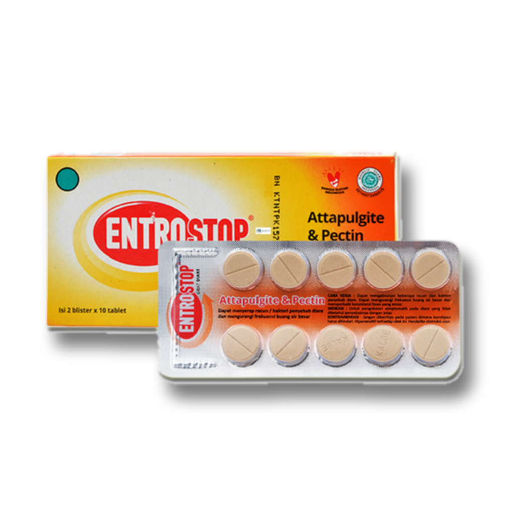 Jual Entrostop Obat Diare Blister isi 10 Tablet | Shopee Indonesia