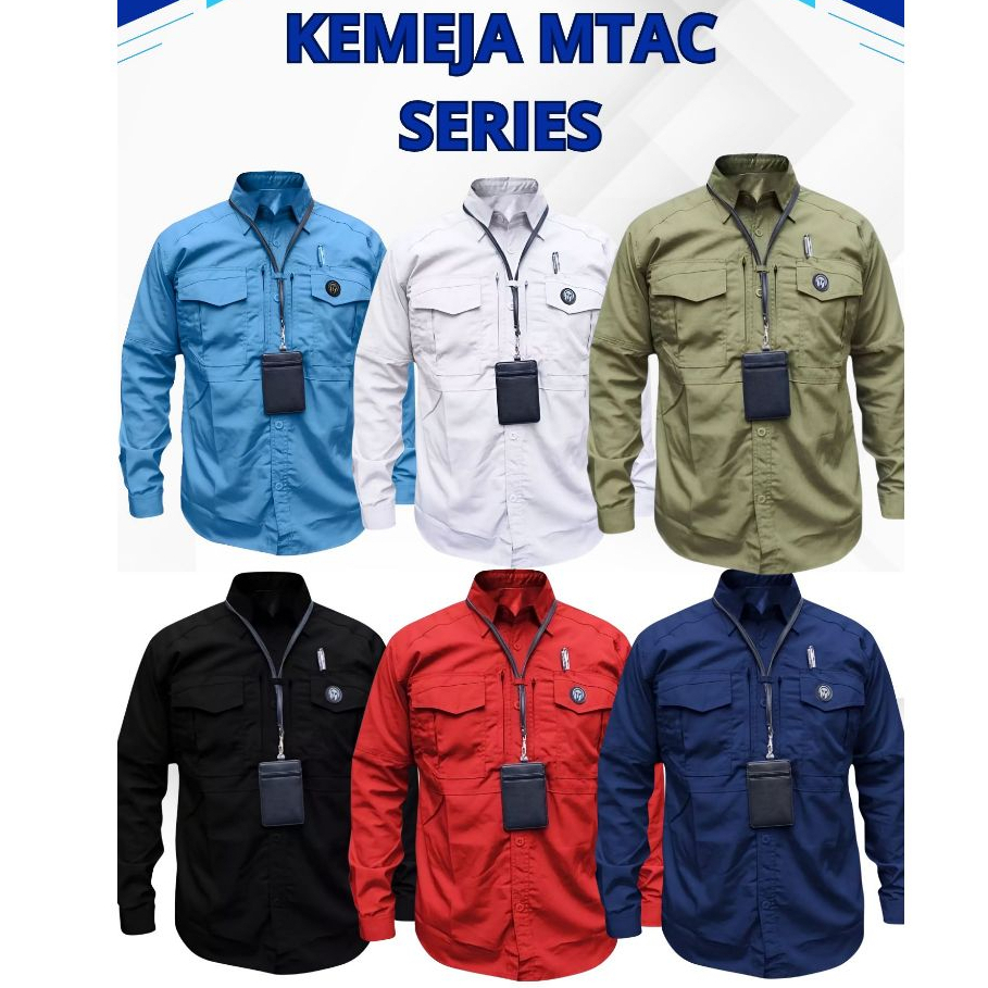 Jual Baju Tactical Lapangan Kerja Kemeja Outdoor Lengan Panjang MTAC ...