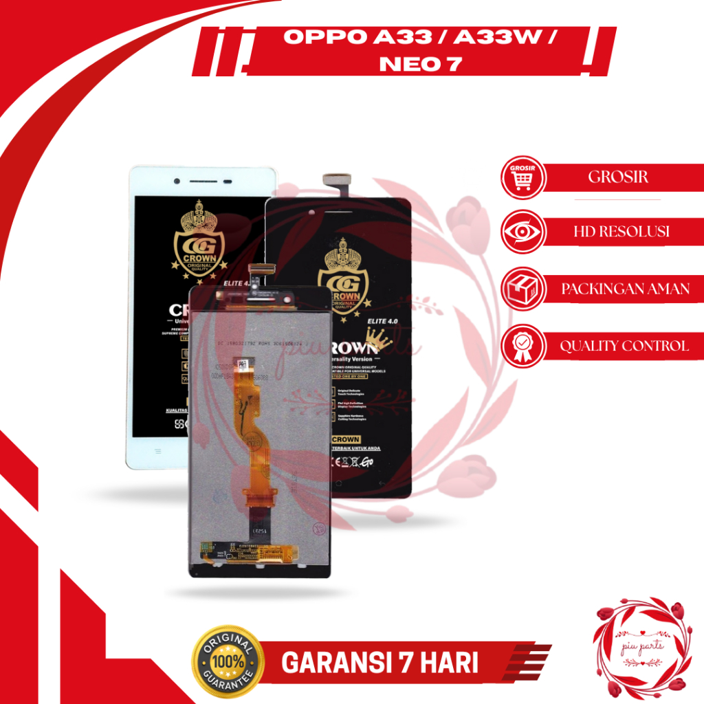 Jual LCD OPPO A33 A33W NEO 7 TOUCHSCREEN FULLSET COMPLETE ORIGINAL | Shopee Indonesia