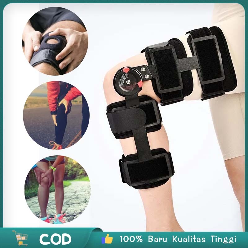 Jual Post Op Knee Brace Adjustable Penyangga Terapi Lutut Deker ...