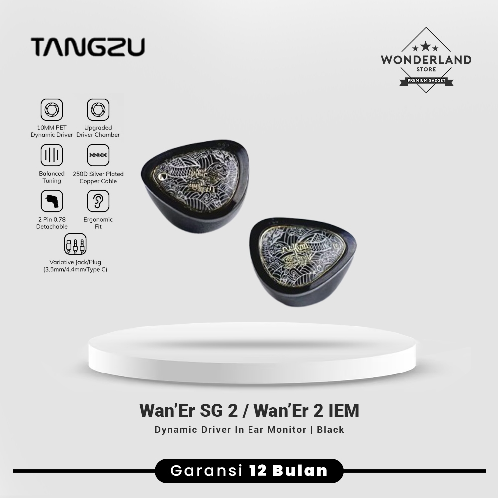 Jual Tangzu Waner 2 / Waner S.G 2 10mm Dynamic Driver In Ear Monitor ...