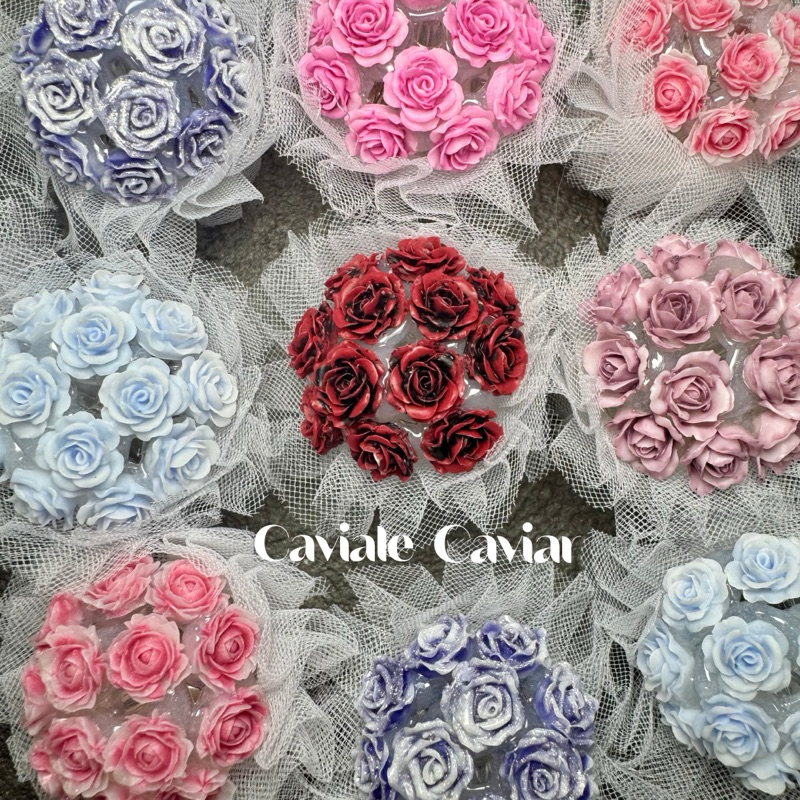 Jual Manik Luxury Rose Lotus Bouquet GID| Aksesoris DIY | CavialeCaviar ...