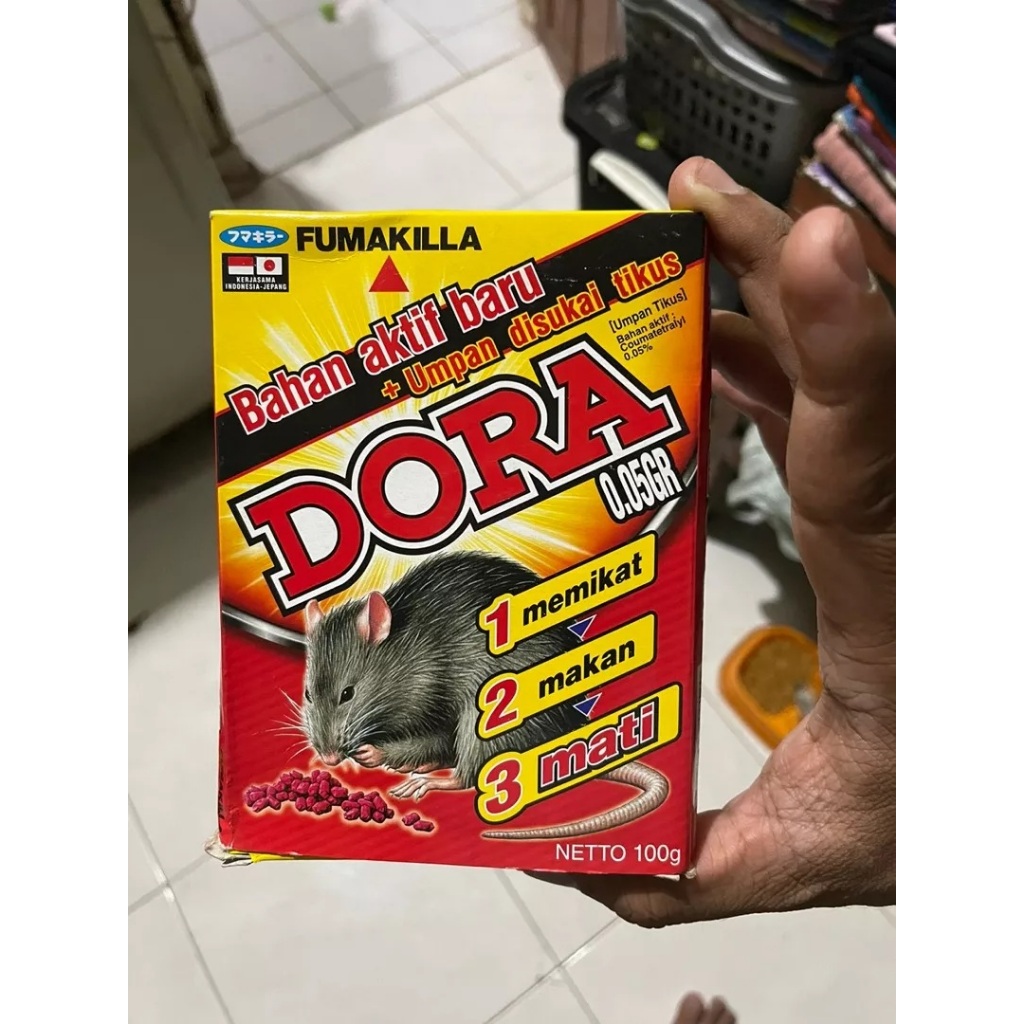 Jual Fumakilla Dora Racun Obat Pembasmi Tikus 100 gram ampuh banar | Shopee Indonesia