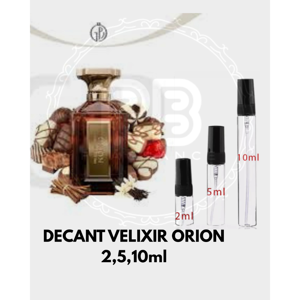Jual Decant Parfum Velixir Orion | Shopee Indonesia
