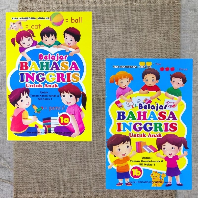 Jual Buku belajar bahasa inggris untuk anak tk/sd jilid 1A dan 1b | Shopee Indonesia