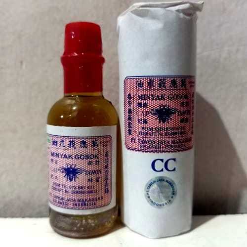 Jual Minyak Urut Gosok Cap Tawon/ Minyak Tawon CC 20 ml Plus Buble 1 Pcs - terlaris | Shopee ...
