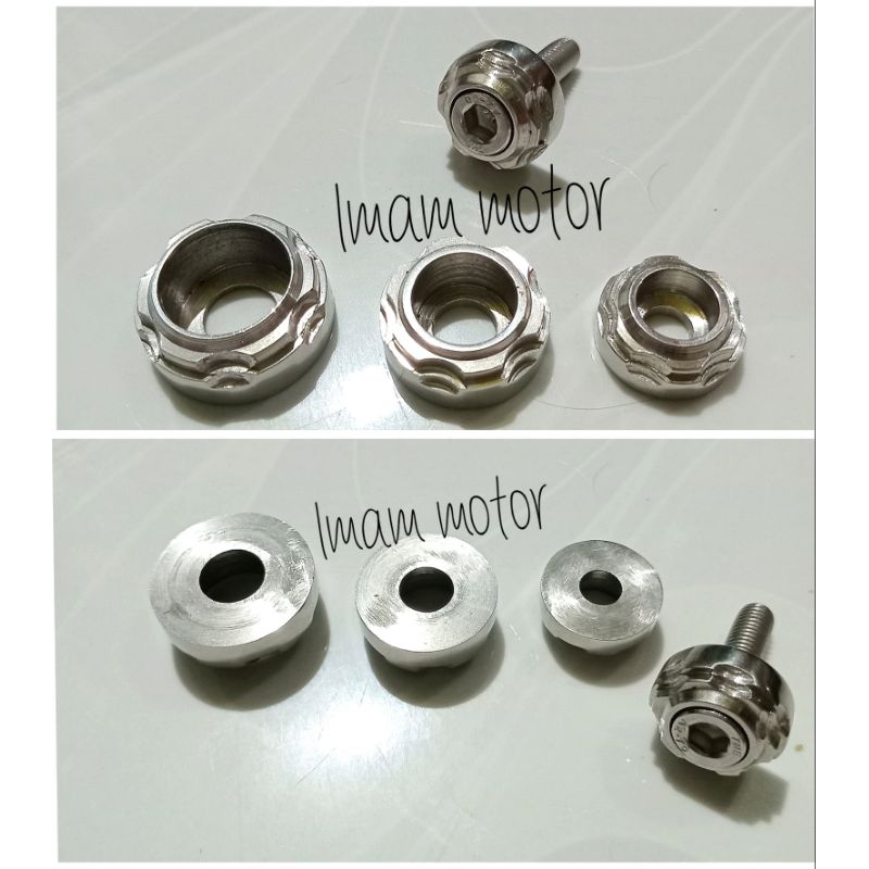 Jual Ring baut L Stainles flower ukuran drat 10-12-14 | Shopee Indonesia