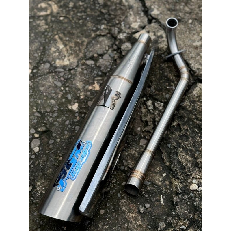 Jual KNALPOT MODEL KHARISMA SET BREKET TAMENG ORIGINAL PSMGARAGE ...