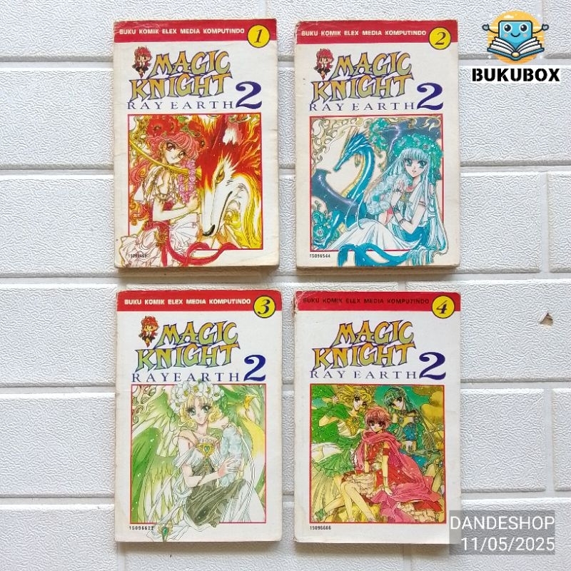 Jual Magic Knight Rayearth 2 Set 1-4 end oleh CLAMP - Komik SET Bekas Preloved Elex | Shopee ...