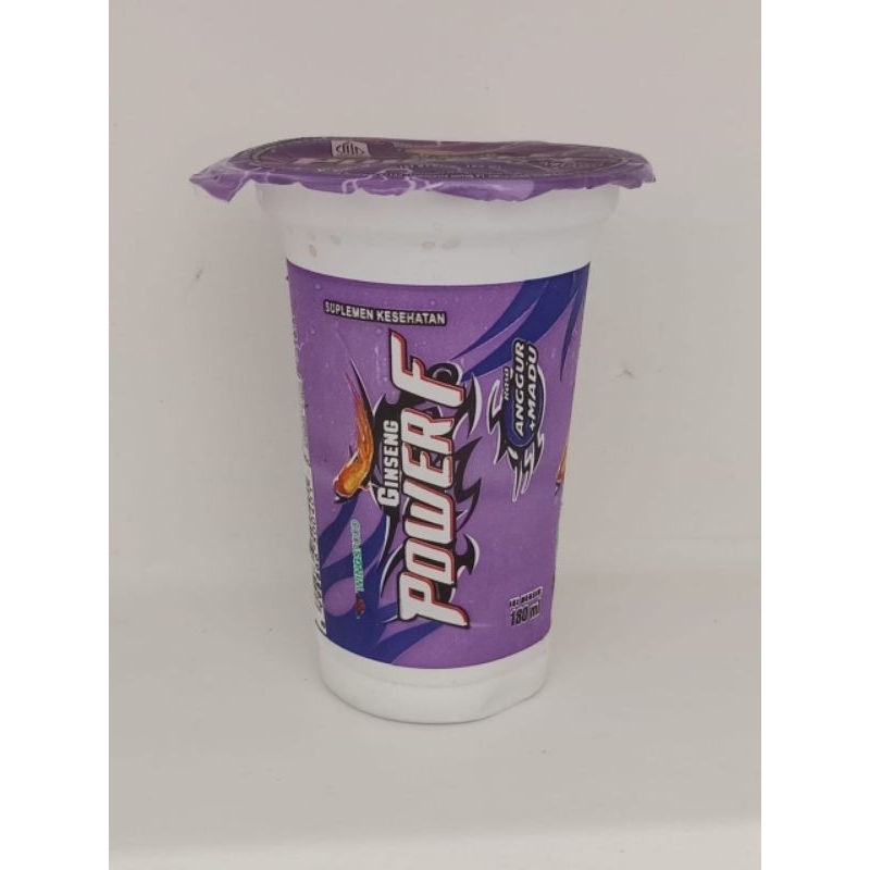 Jual Power F Minuman Gingseng Cup 24 × 180ml | Shopee Indonesia
