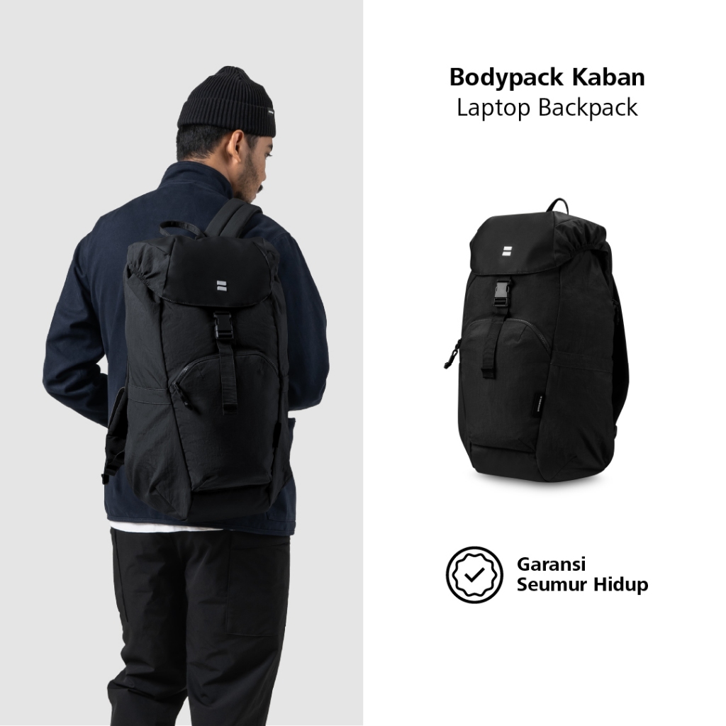 Jual Bodypack Kaban Laptop Backpack 15 Inch Tas Ransel Kerja Kuliah ...