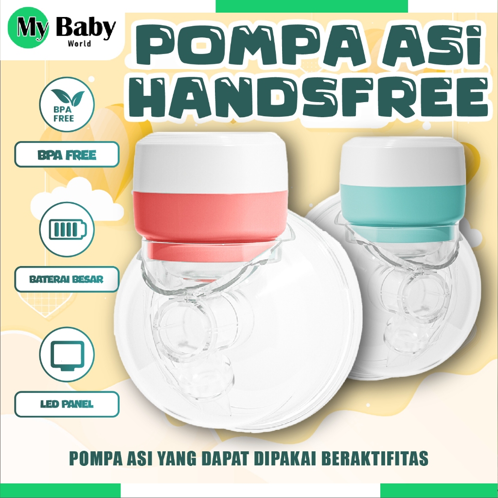 Jual POMPA ASI HANDSFREE ELEKTRIK Tanpa Kabel Otomatis Portable Botol ...