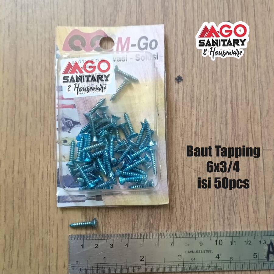 Jual BAUT TAPPING JF / SEKRUP KAYU / SEKRUP FISHER | Shopee Indonesia