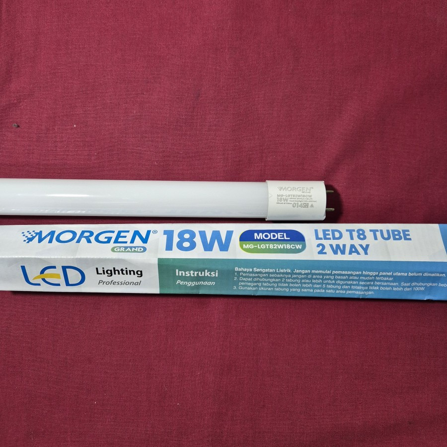 Jual lampu tl t8 led 18W 120cm putih kuning Morgen | Shopee Indonesia