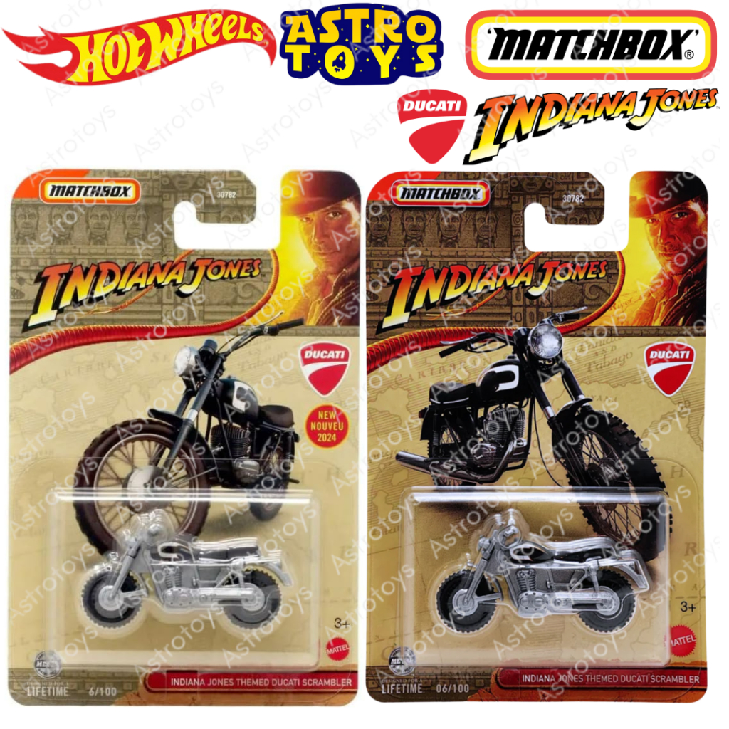 Jual Matchbox Indiana Jones Ducati 1:64 Motorcycle / Mainan Miniatur ...